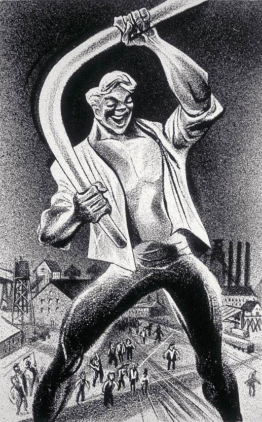 Joe Magarac, from the series American Folk Heroes | Smithsonian ...