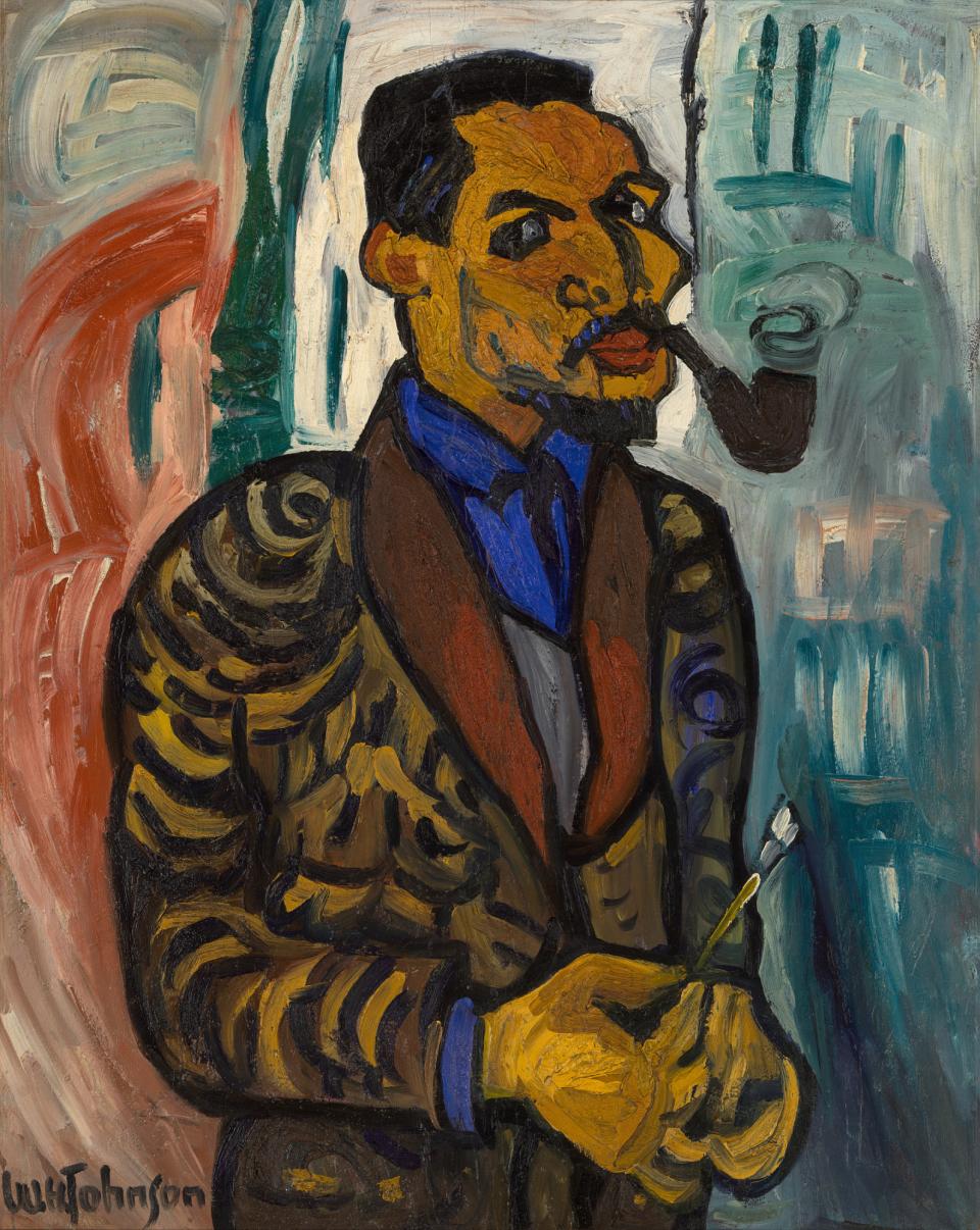 Self-Portrait with Pipe | Smithsonian American Art Museum