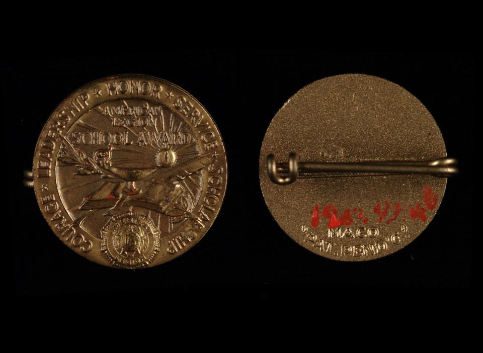 American Legion School Award Pin | Smithsonian American Art Museum