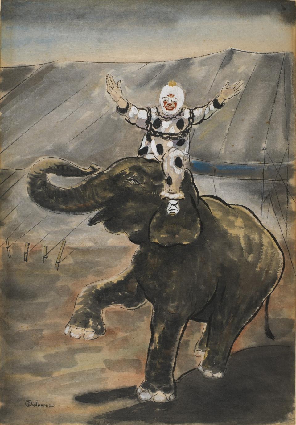 Clown Elephants | Smithsonian American Art Museum