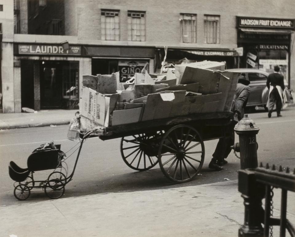 Untitled (man with cart) | Smithsonian American Art Museum