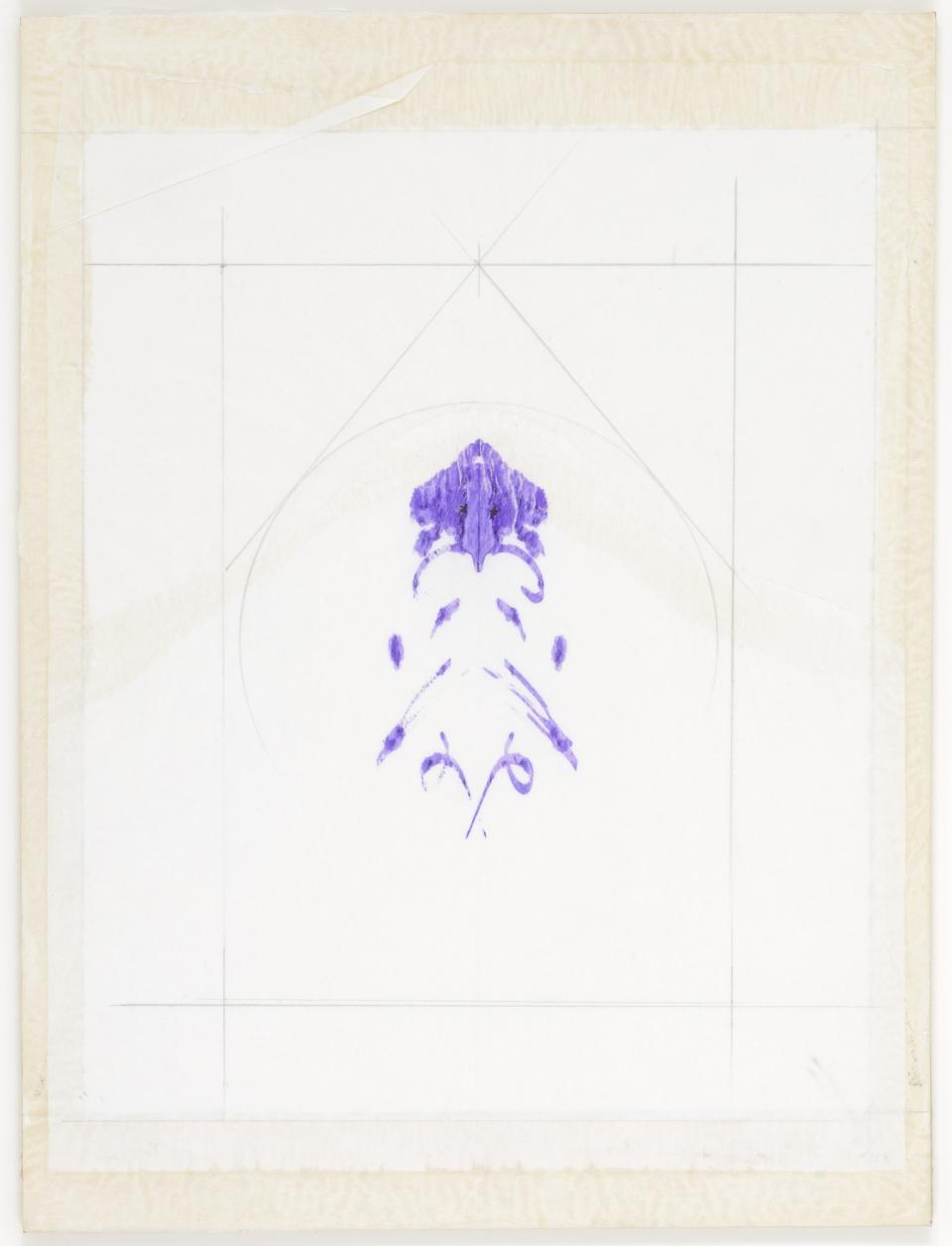 Untitled (Rorschach drawing) | Smithsonian American Art Museum