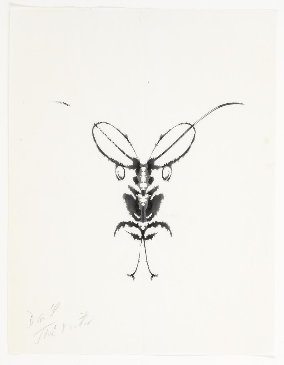 Untitled (Rorschach drawing) | Smithsonian American Art Museum