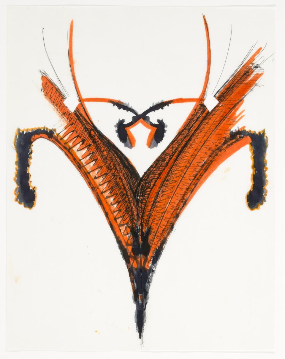 Untitled (Rorschach drawing) | Smithsonian American Art Museum