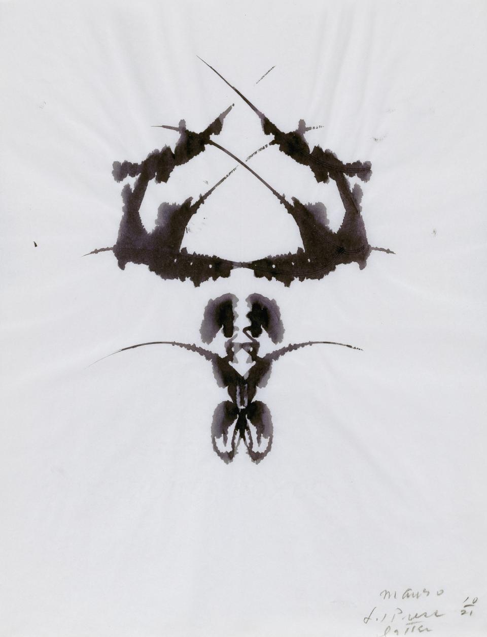 Untitled (Rorschach drawing) | Smithsonian American Art Museum