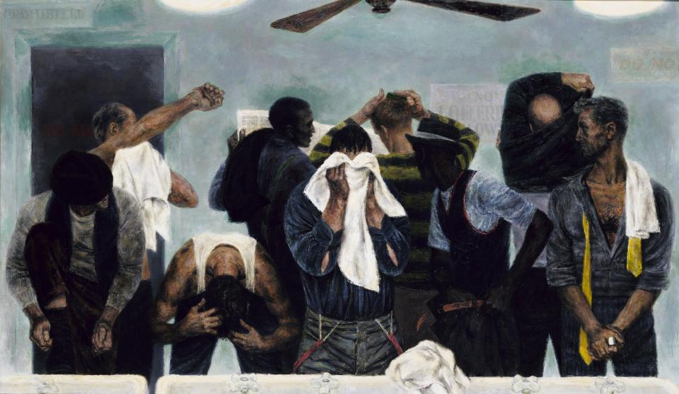 Nine Men | Smithsonian American Art Museum