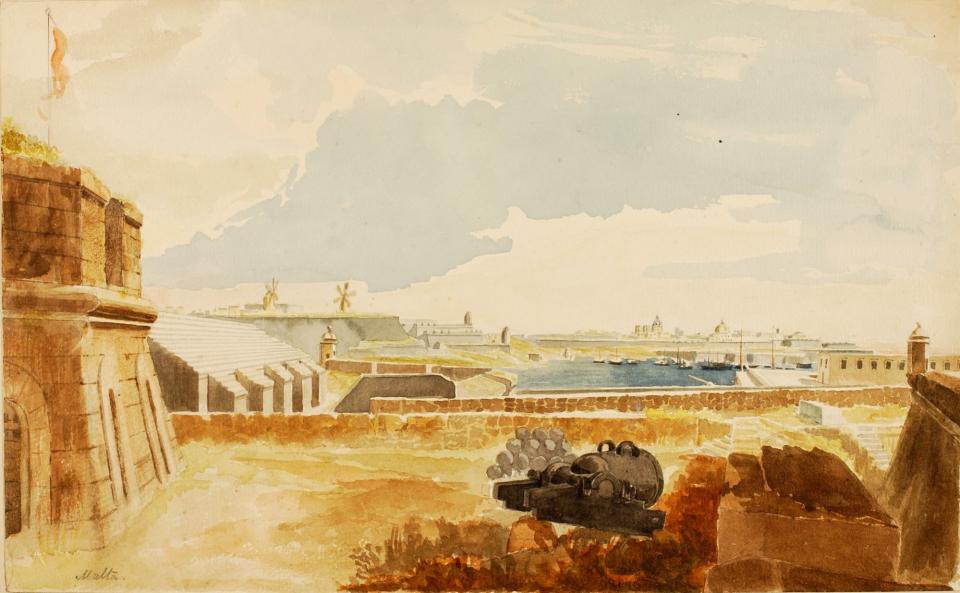 Fortifications at Malta | Smithsonian American Art Museum