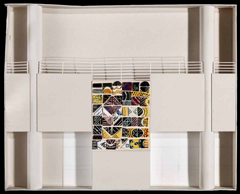 Maquette for "Tradition: For Romare Bearden and Jacob Lawrence" (for ...