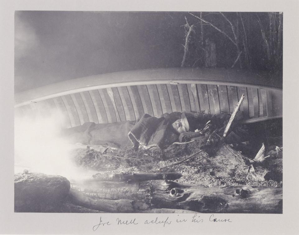 Joe Mell Asleep In His Canoe Smithsonian American Art Museum