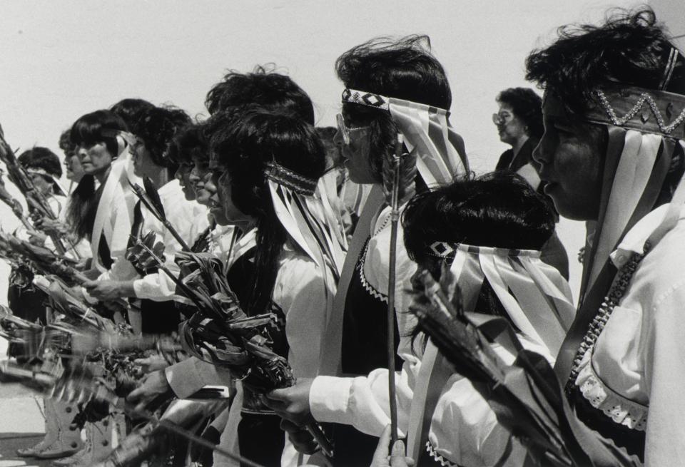 Tigua Women Dancers, from the portfolio The Tiguas: Pueblo Indians of ...