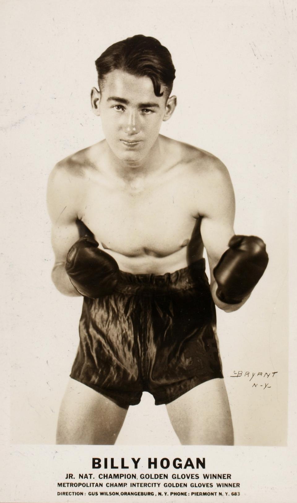 Billy Hogan, three quarter length portrait as boxer | Smithsonian ...