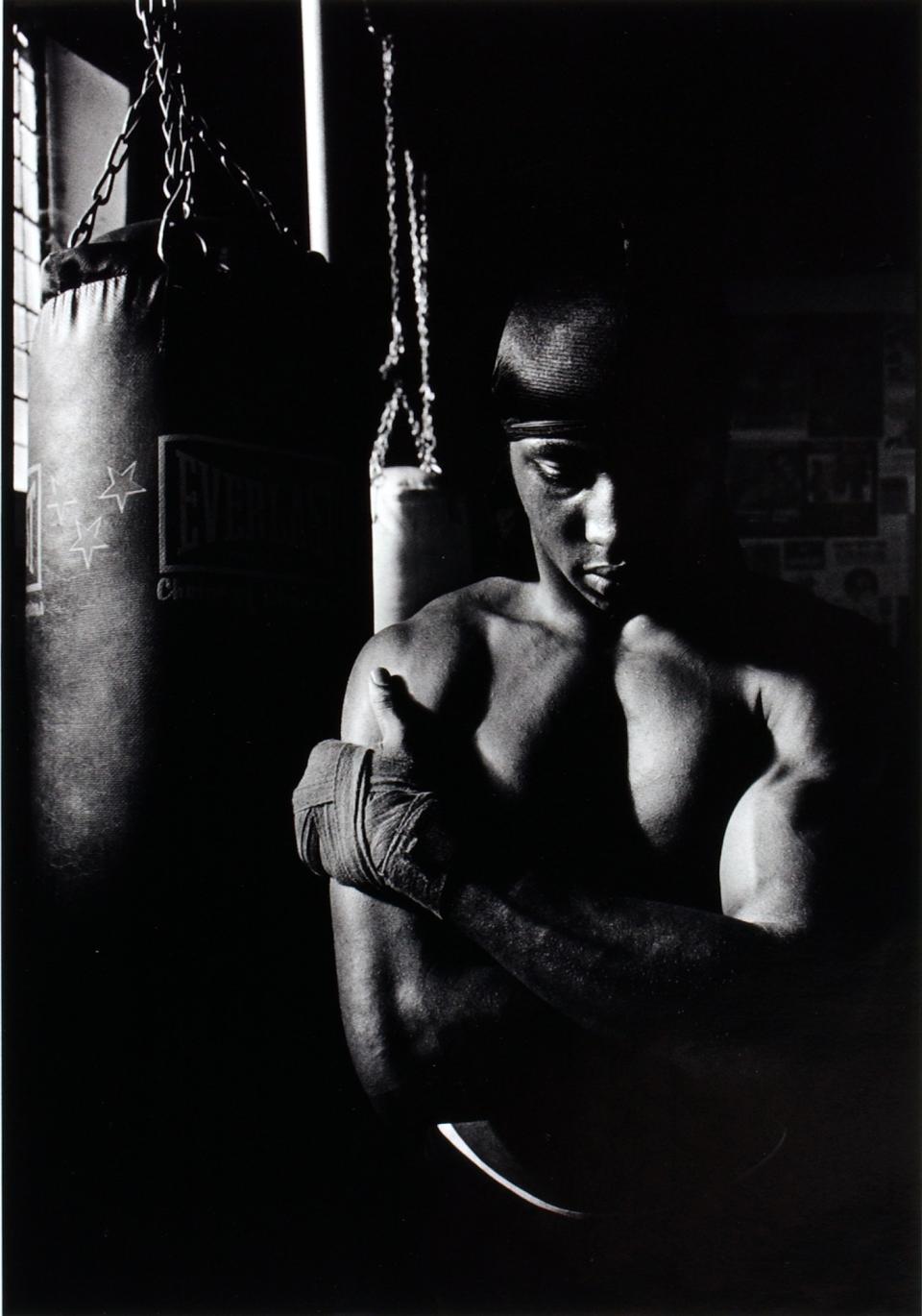 Unidentified boxer with arms crossed | Smithsonian American Art Museum