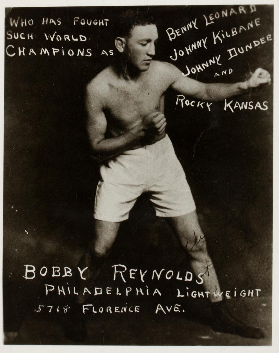 Bobby Reynolds, full length portrait as boxer | Smithsonian American ...