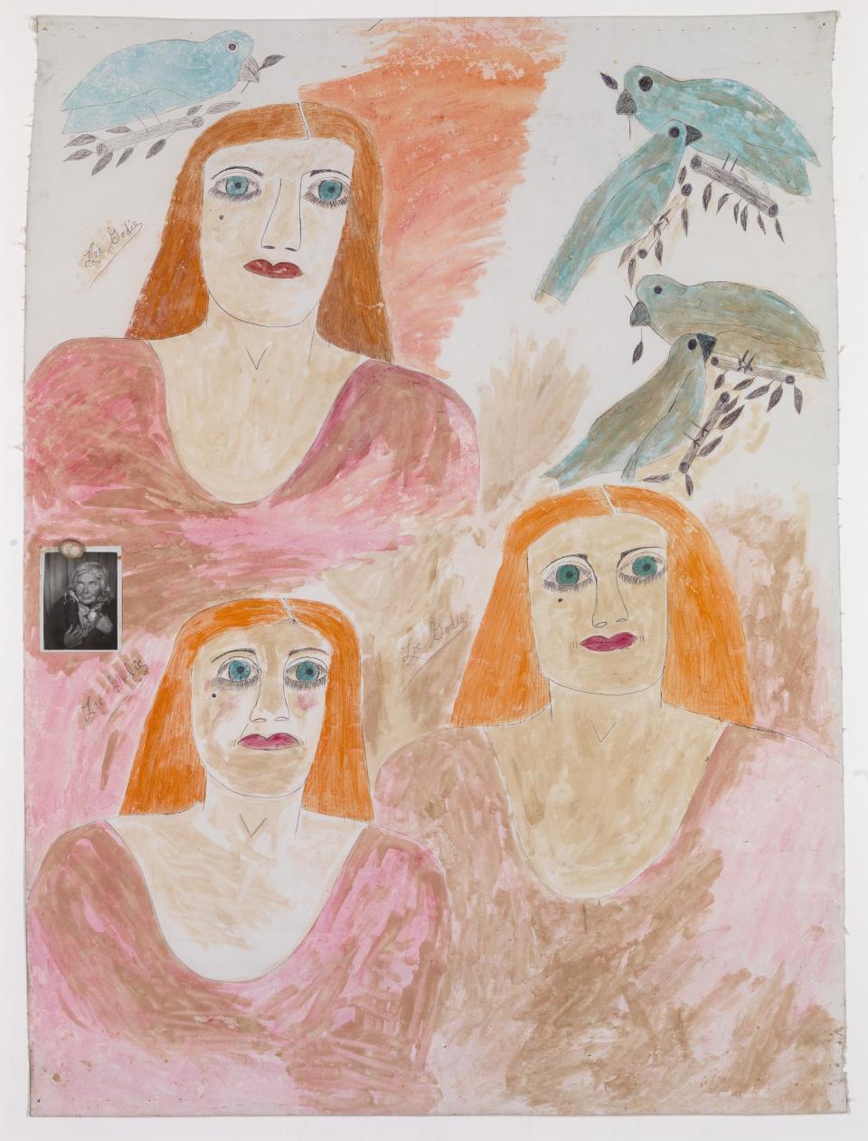 Three Self-Portraits with Photo and Cameo | Smithsonian American Art Museum