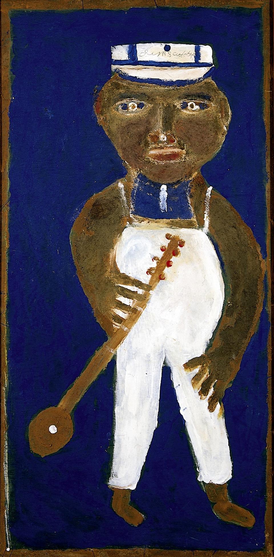 Self-Portrait with Banjo | Smithsonian American Art Museum
