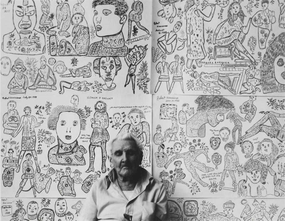 Untitled (Robert Hausner and his paintings) | Smithsonian American Art ...