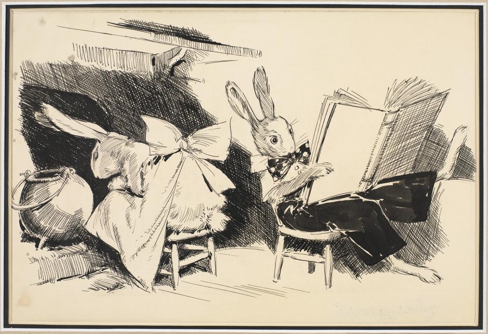Rabbits at Home (illustration for Peter Rabbit) | Smithsonian American ...