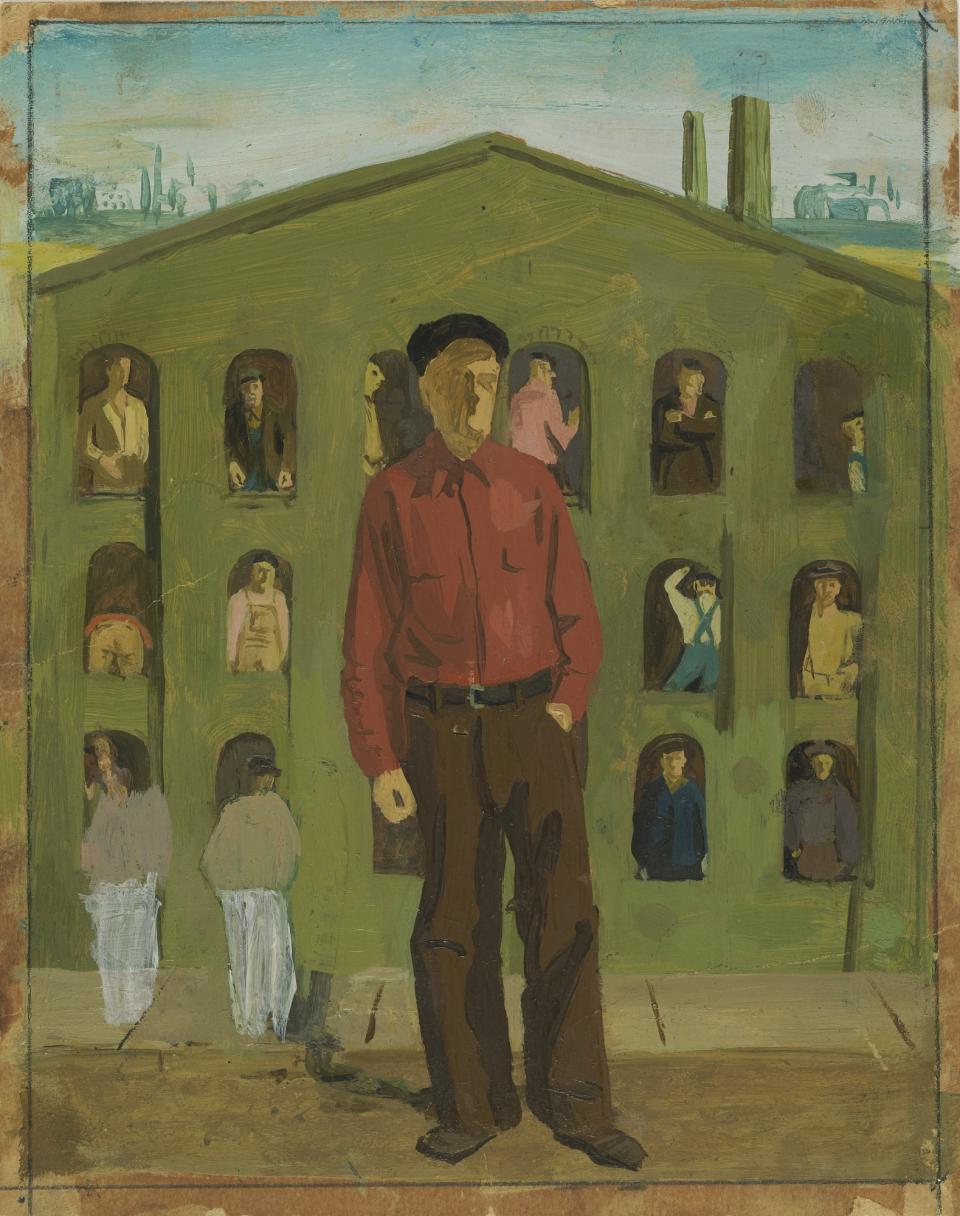 Sketch for "Tribute to the American Working People" | Smithsonian ...