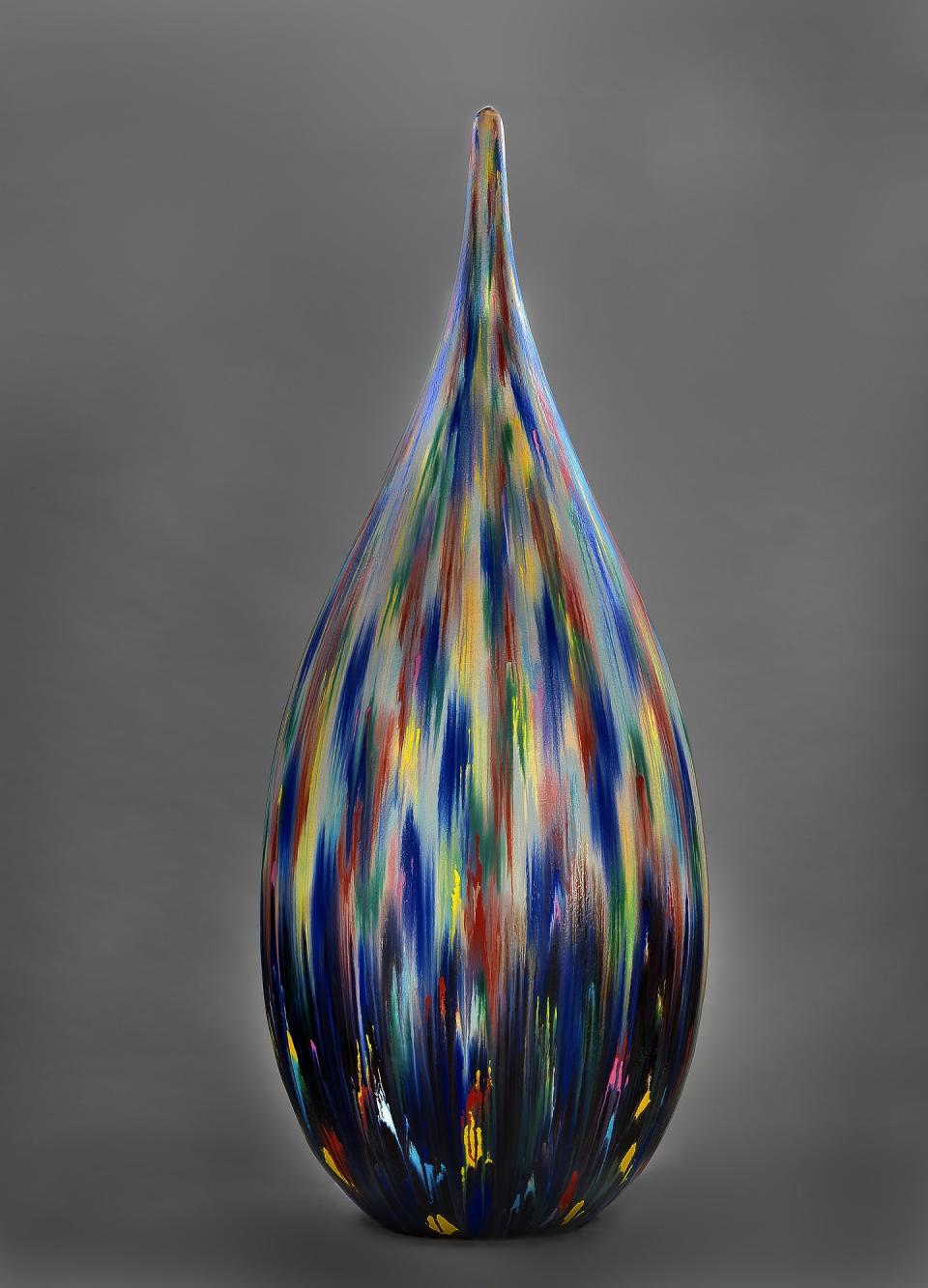 Teardrop, Multi-Color on White 2 | Smithsonian American Art Museum