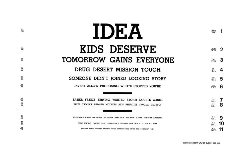 George Herbert Walker Bush / 1989-1993, from the portfolio Hindsight is ...