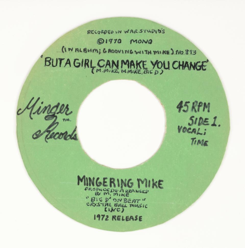 Minger Records: MINGERING MIKE, "BUT A GIRL CAN MAKE YOU CHANGE" SIDE 1 ...