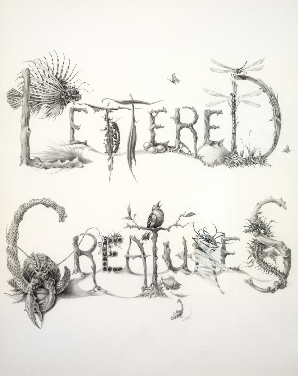 Title Page, from Lettered Creatures | Smithsonian American Art Museum