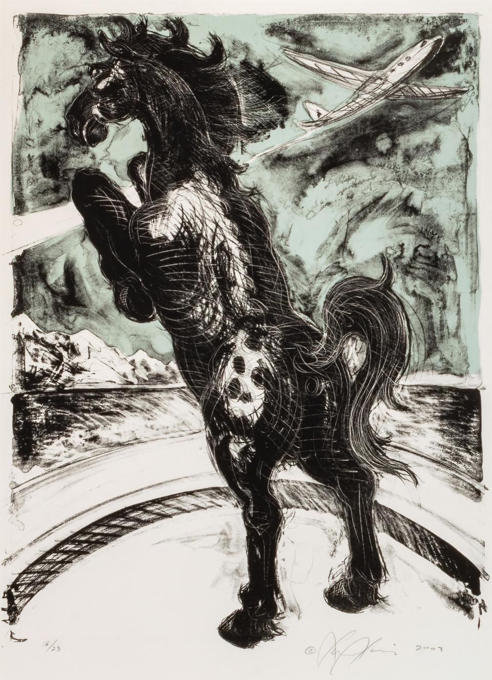 Denver Mustang with Airplane | Smithsonian American Art Museum