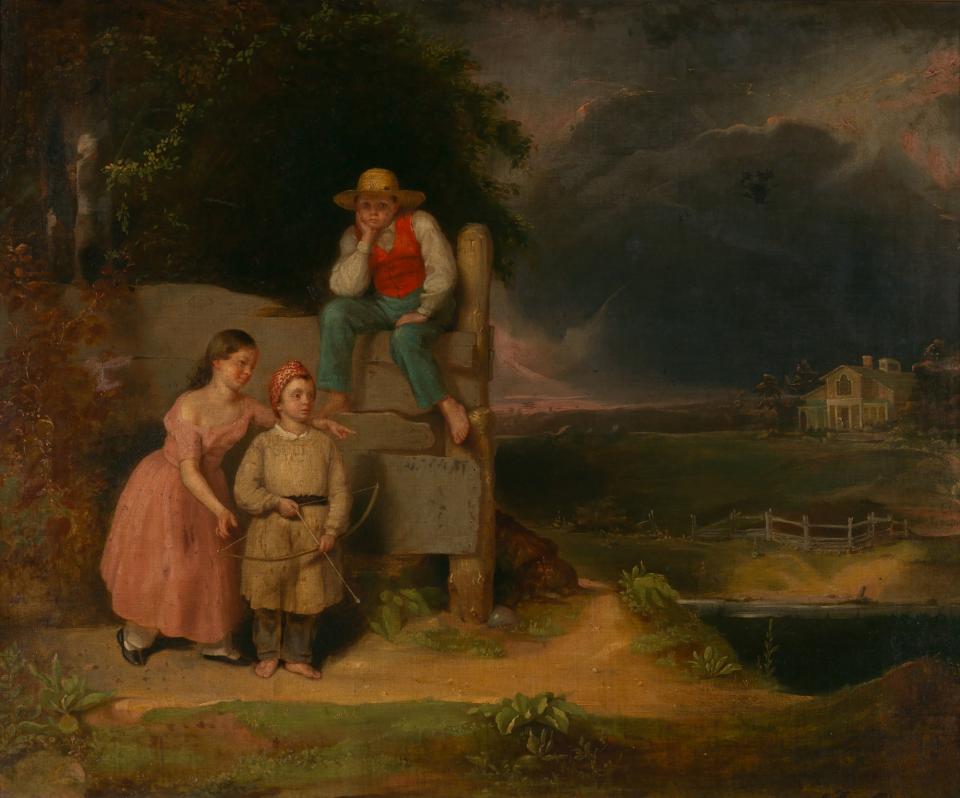 Children in a Storm | Smithsonian American Art Museum