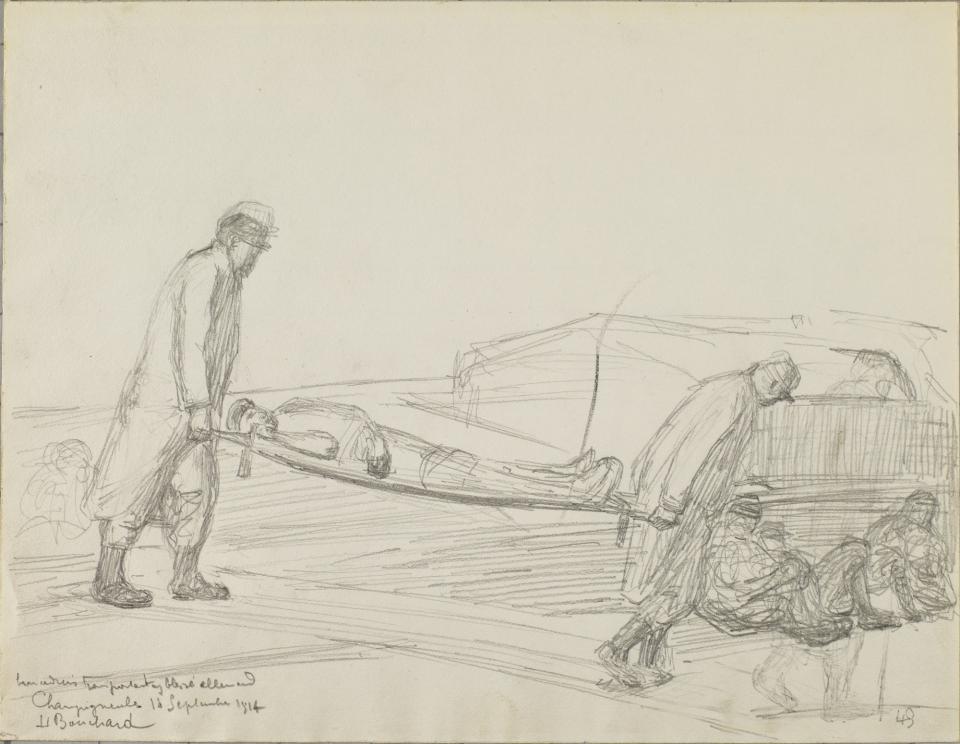 Carrying the Wounded | Smithsonian American Art Museum