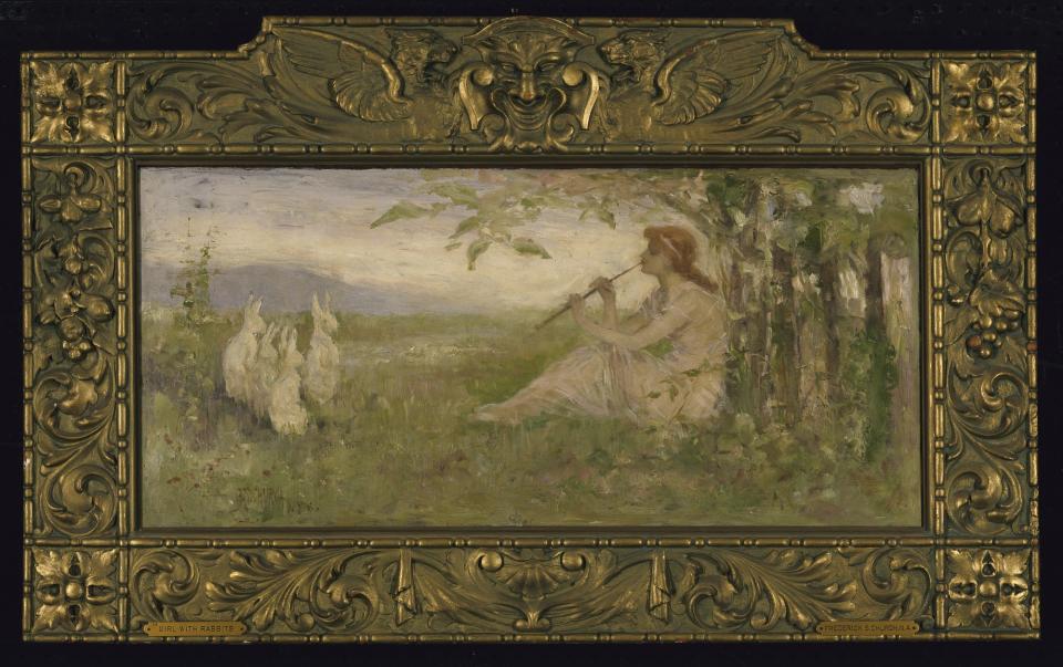 Girl with Rabbits | Smithsonian American Art Museum