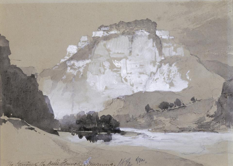 The Cañon of the Belle Fourche, Wyoming | Smithsonian American Art Museum