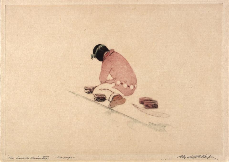 The Sandpainter--Navajo | Smithsonian American Art Museum