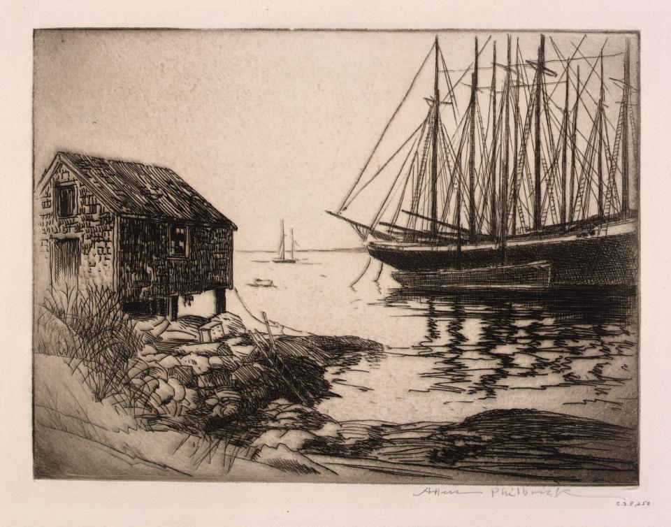 Sloop at Anchor | Smithsonian American Art Museum
