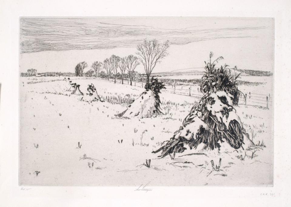 Winter Cornfield | Smithsonian American Art Museum