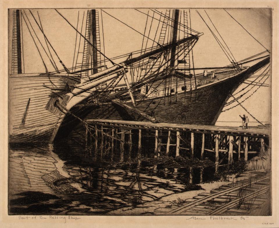 Port of the Passing Ship | Smithsonian American Art Museum