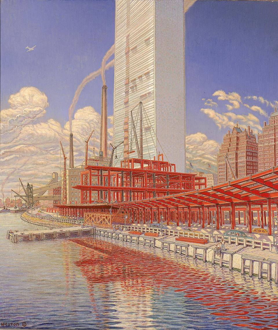 Building the United Nations--#2--Ramp over F.D.R. Drive | Smithsonian ...