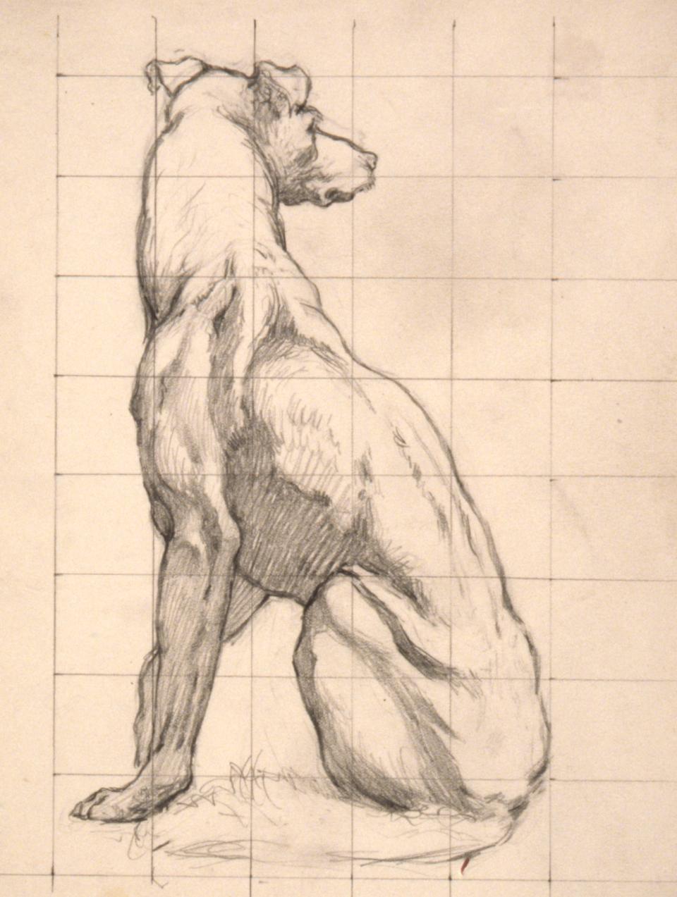 (Iowa State Capitol Rotunda) (Hunting, study for panel) | Smithsonian ...