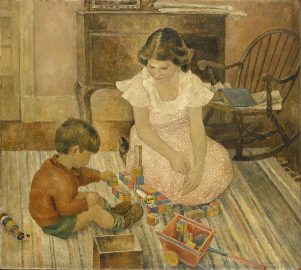 Child Playing | Smithsonian American Art Museum