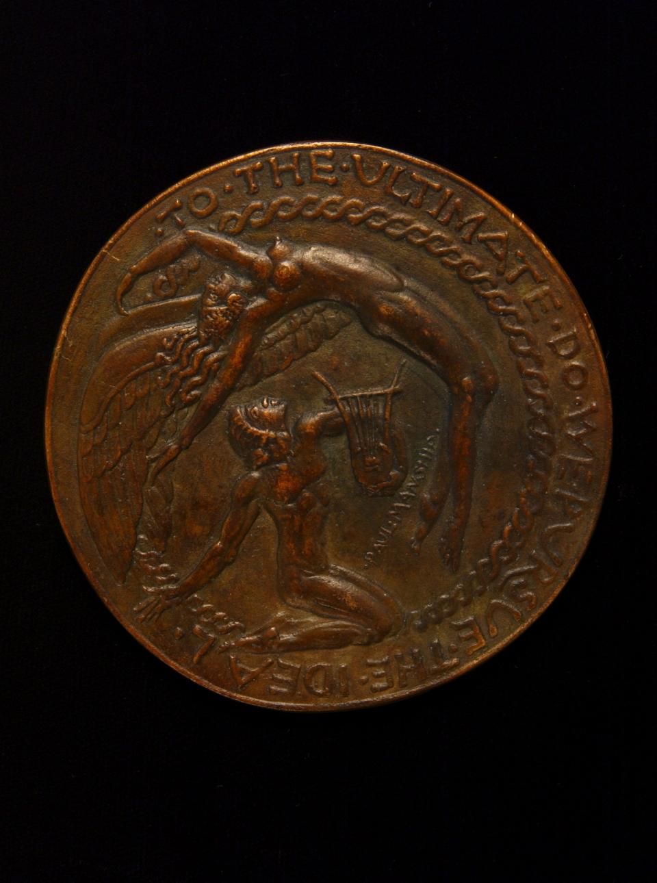 Barry Faulkner Portrait Medal (reverse) | Smithsonian American Art Museum