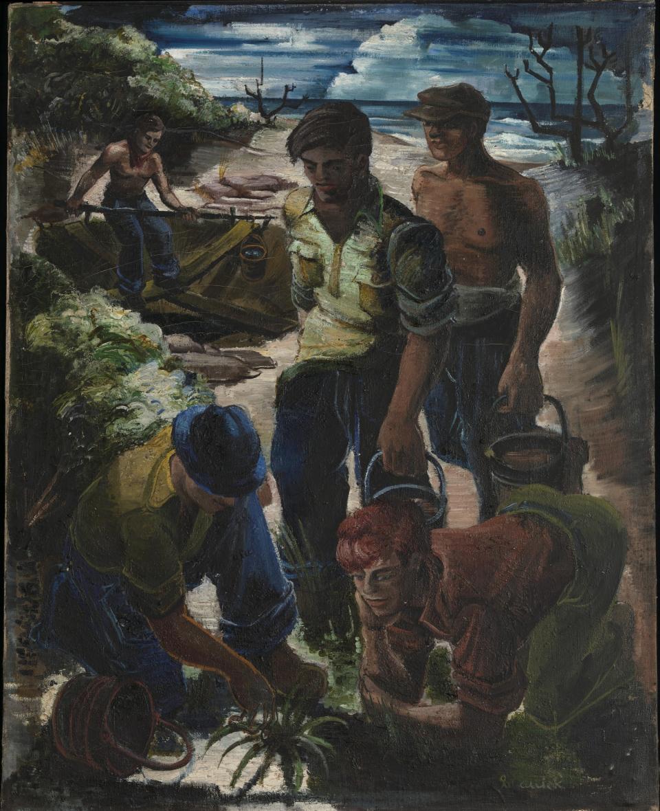 CCC Boys by the Sea | Smithsonian American Art Museum