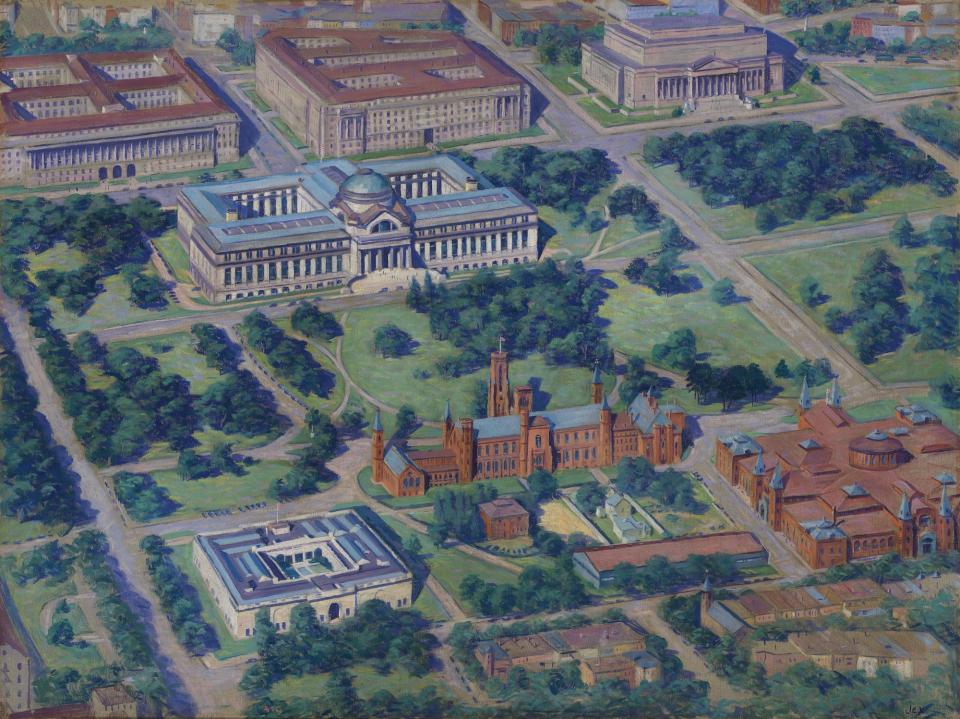 (Aerial View of the Smithsonian) | Smithsonian American Art Museum
