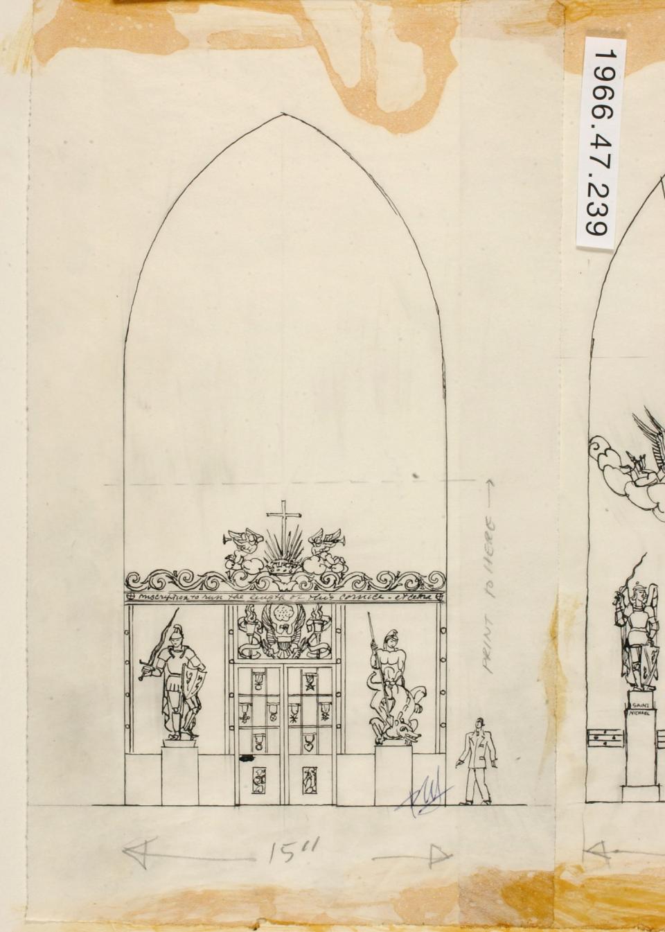 Design for Church Grill | Smithsonian American Art Museum