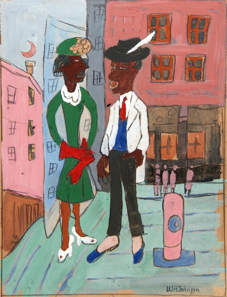 Street Life, Harlem | Smithsonian American Art Museum