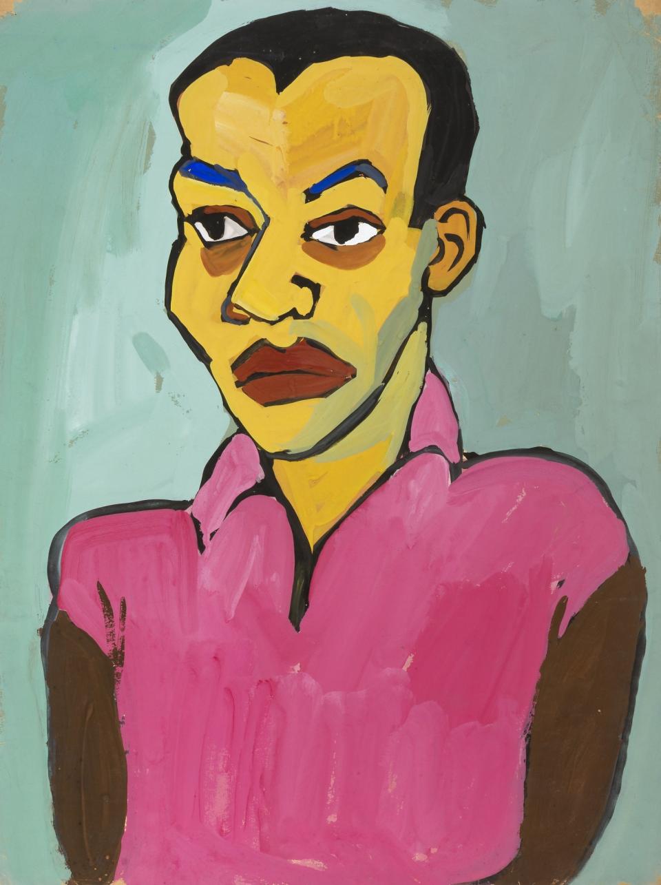 Man in a Pink Shirt | Smithsonian American Art Museum