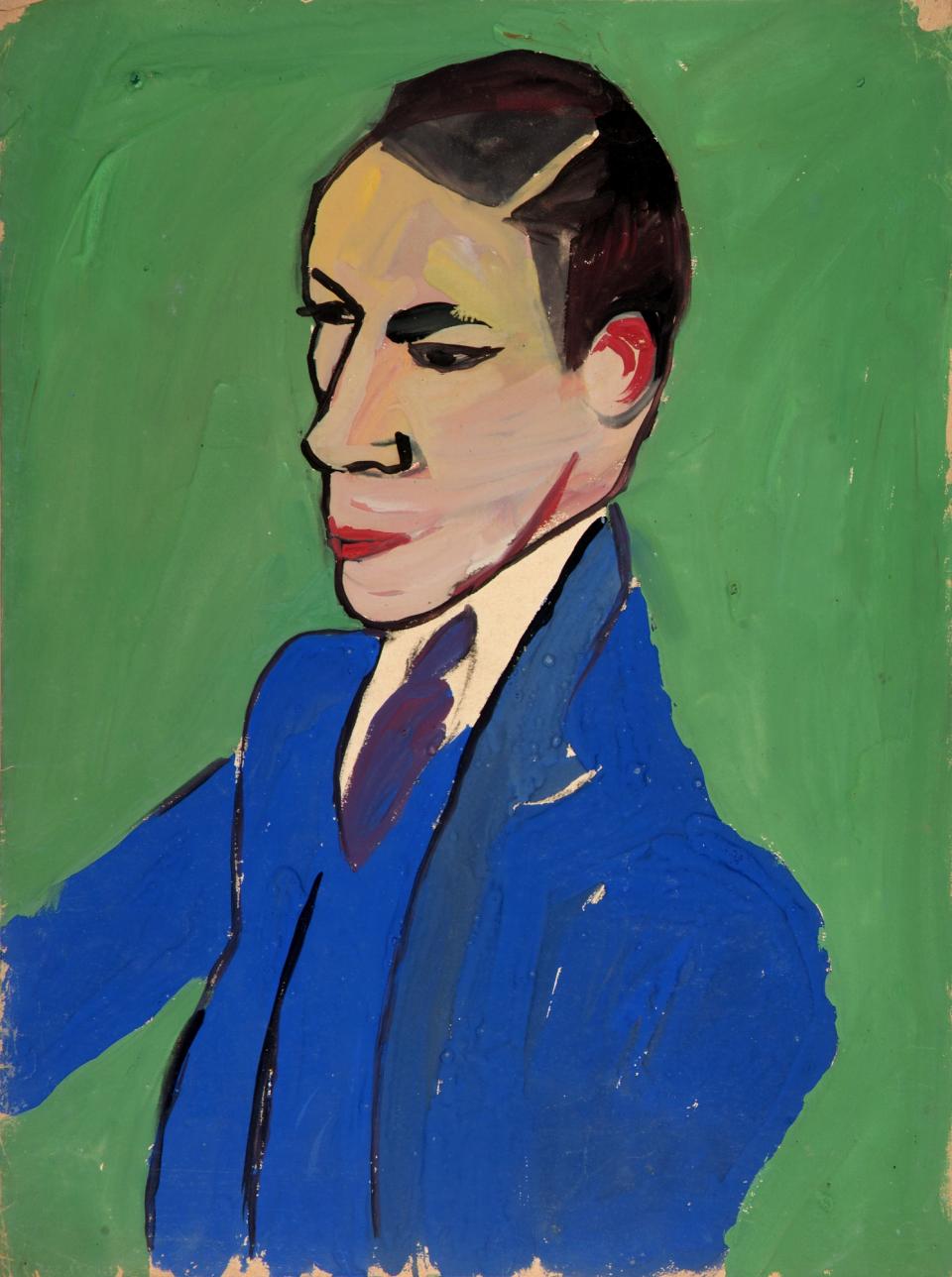 Man in a Blue Suit | Smithsonian American Art Museum