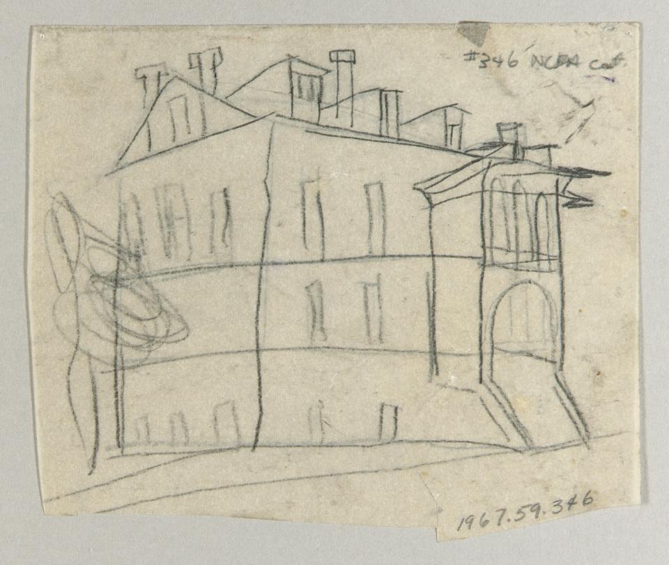 Building with Arcaded Raised Central Portico | Smithsonian American Art ...