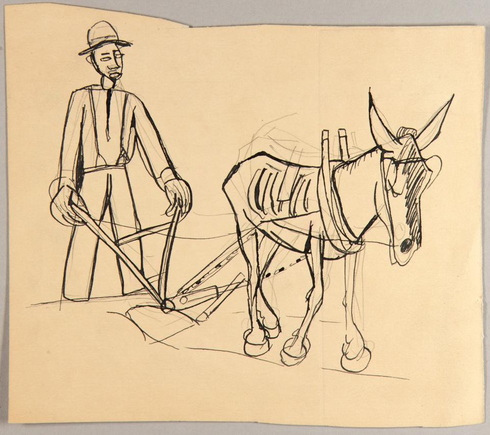 Sowing Sketch | Smithsonian American Art Museum