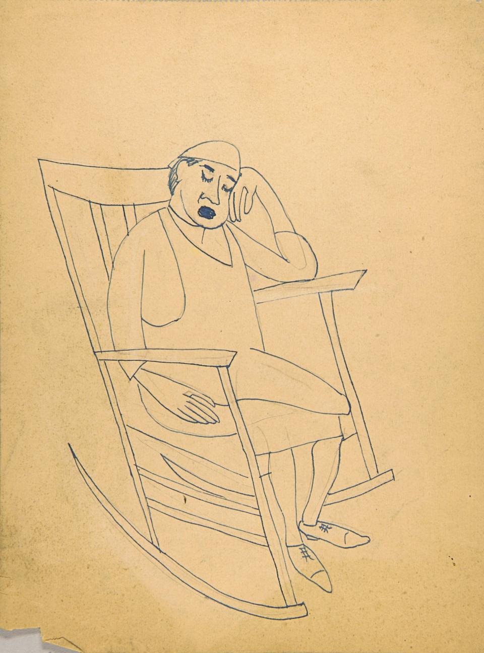 Woman in Rocking Chair | Smithsonian American Art Museum