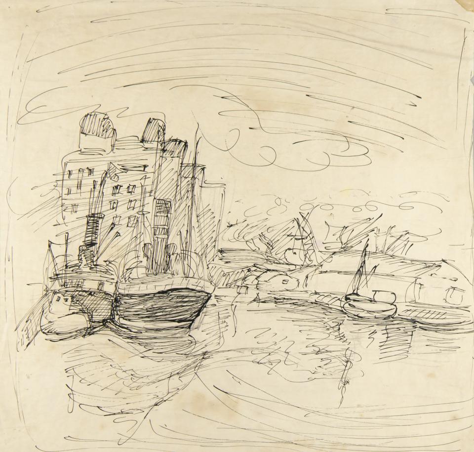 Boats at Dock | Smithsonian American Art Museum