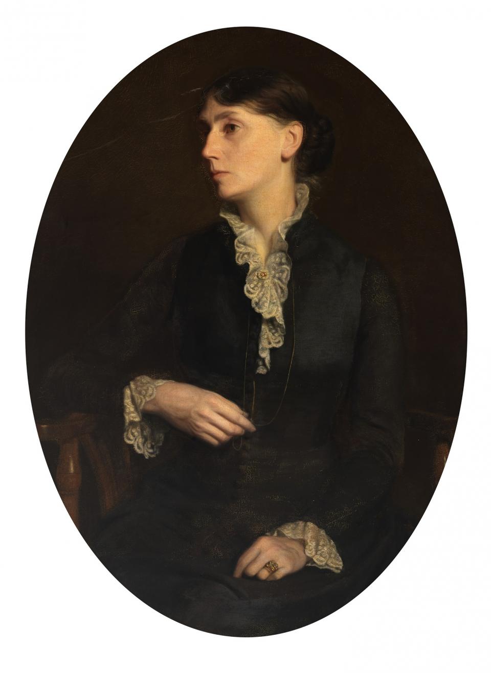 Portrait of Fidelia Bridges | Smithsonian American Art Museum